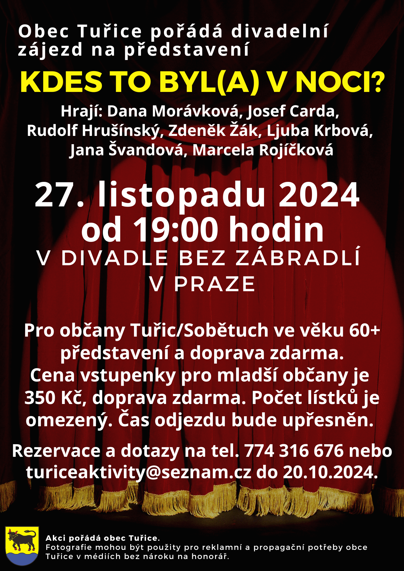 Divadelní zájezd na představení "Kdes to byl(a) v noci?" - Oficiální ...